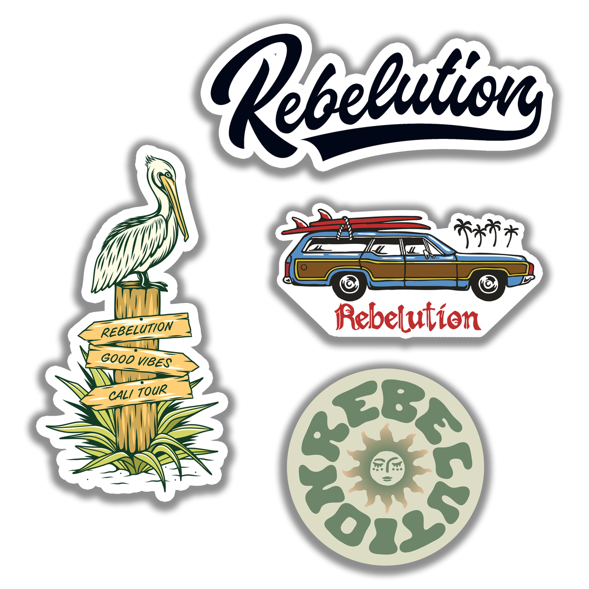Sunshine Sticker Pack – The Rebelution Store